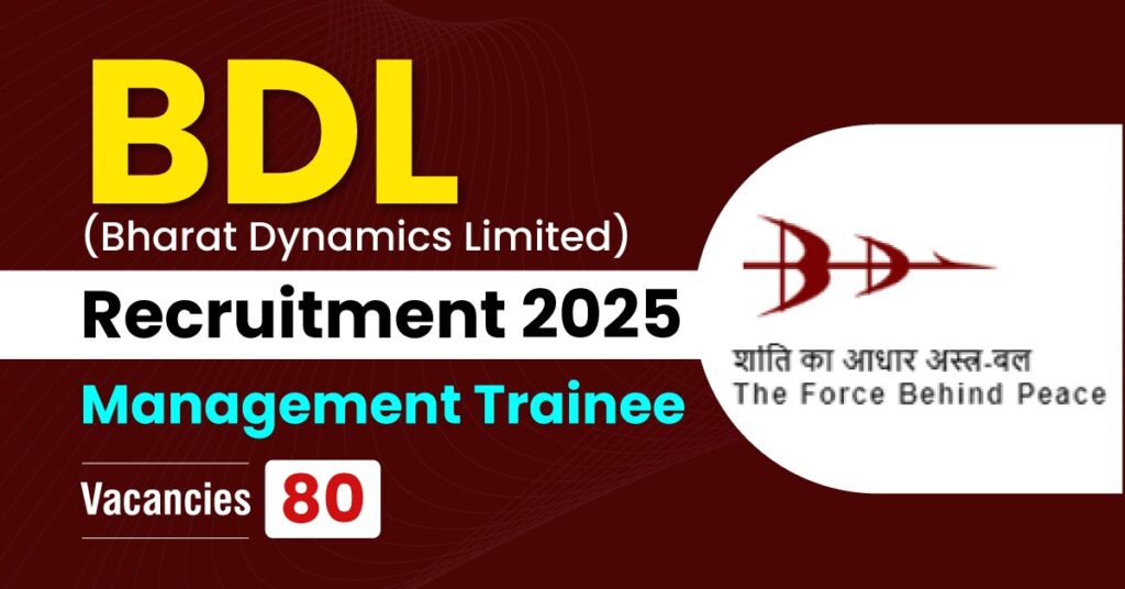 BDL Management Trainee Recruitment 2025 - Total 80 Vacancies - ACE ...